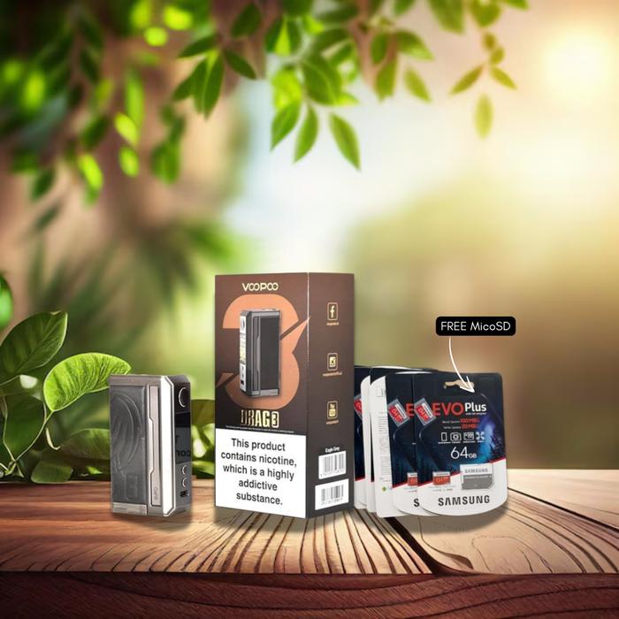 Promo Paket Bundling VOOPOO DRAG 3 177W Dual Mod New Color + Free ...