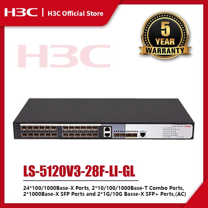 Promo H3C S5120V3-28F-LI L3 Ethernet Switch with 24*100/1000Base-X ...