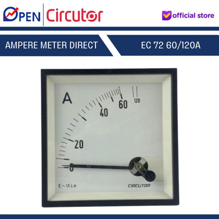 Jual AMPERE METER EC 72 DIRECT 60/120A CIRCUTOR - Jakarta Pusat - PUMA ...