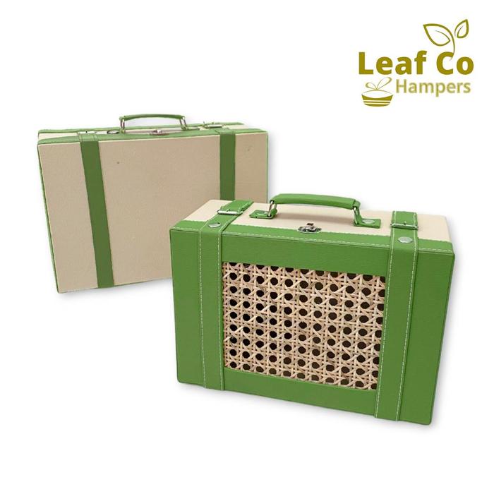 Jual Leaf Co - Tas Hard Box Koper Kotak Antik Anyaman Rotan Tempat ...