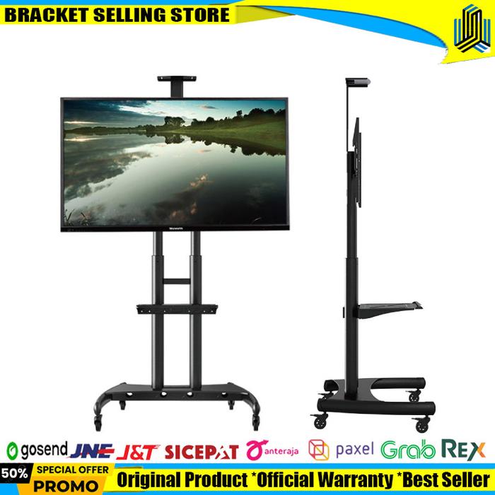 Jual bracket standing tv 55 65 70 75 80 85 Inch, NORTH BAYOU NB AVA1800 ...