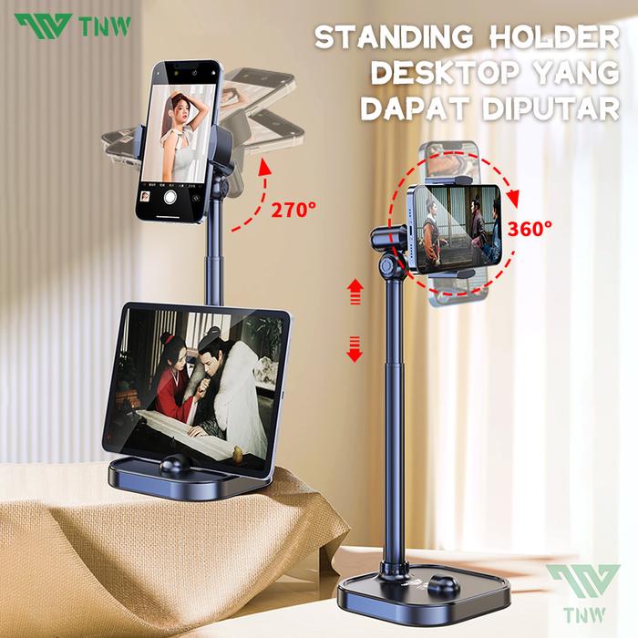 Promo TNW Stand Holder HP Aluminium Desktop Stand HP Flexible Rotate ...