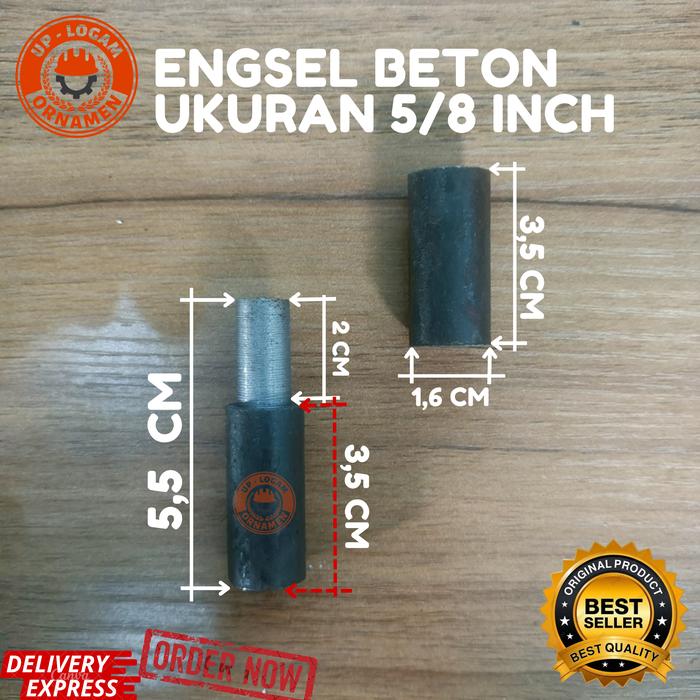 Jual Engsel Bubut Beton Pagar Ukuran 5/8 Engsel Pintu Gebyog - Kab ...