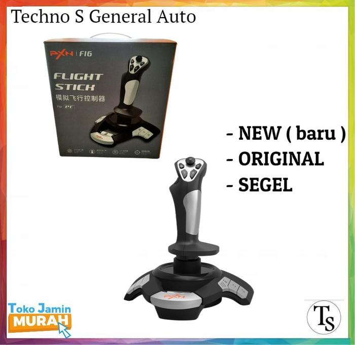 Jual PXN F16 Wired Flight Stick Joystick Simulator Controller Vibration ...