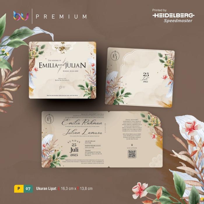 Promo Blangko Undangan Pernikahan Java Card Be You Premium 07 - Kota ...