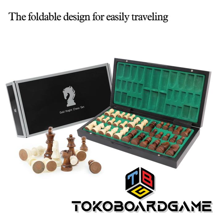 Jual Ebony Wood Magnetic Chess Set - Papan Catur Magnet - Jakarta Utara ...