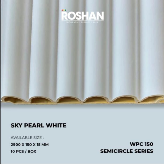 Jual ROSHAN WPC WALL PANEL SEMI CIRCLE 1/2 LINGKARAN 2.9M - SKY PEARL ...