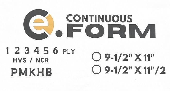 Jual E Form K6 NCR 6 PLY DPH Double Pin Hole Kertas Computer Continuous ...