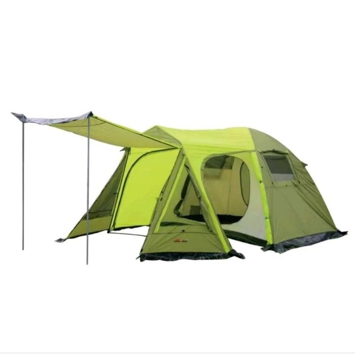 Jual Tenda camping kemping gunung keluarga dome 5 orang 2 pintu bahan ...