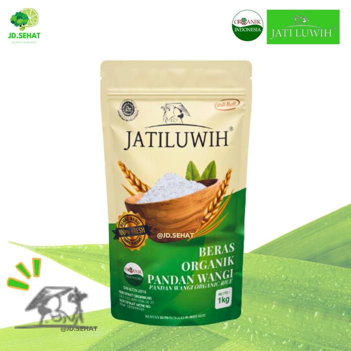 Jual Beras Pandan Wangi Organik JATILUWIH Nasi Putih Sehat Aroma Pandan ...