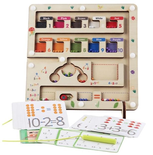 Promo Mainan Sortir Warna Magnet Kayu Puzzle Maze Montessori Edukasi ...