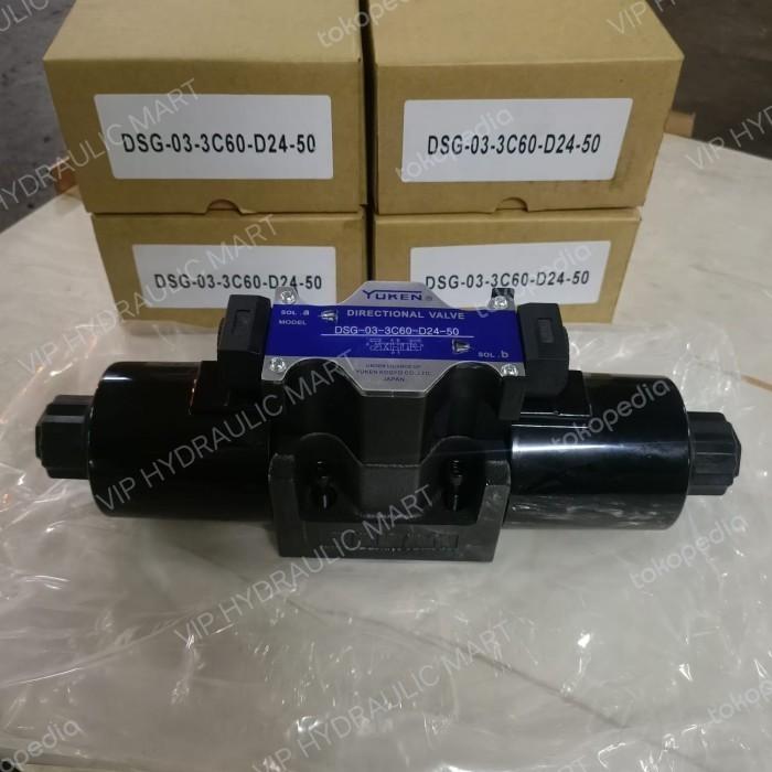 Jual Solenoid valve YUKEN DSG-03-3C60-D24-50 valve yuken dsg 03 3c60 ...