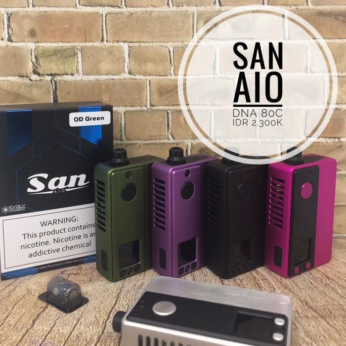 Jual SAN AIO DNA 80c by Gerobak Vapor X Vapercloudz - Jakarta Pusat ...