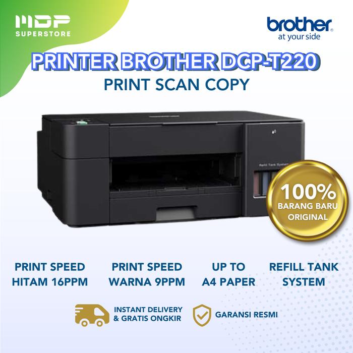 Jual PRINTER BROTHER DCP-T220 PRINT SCAN COPY - - Kota Palembang - MDP ...