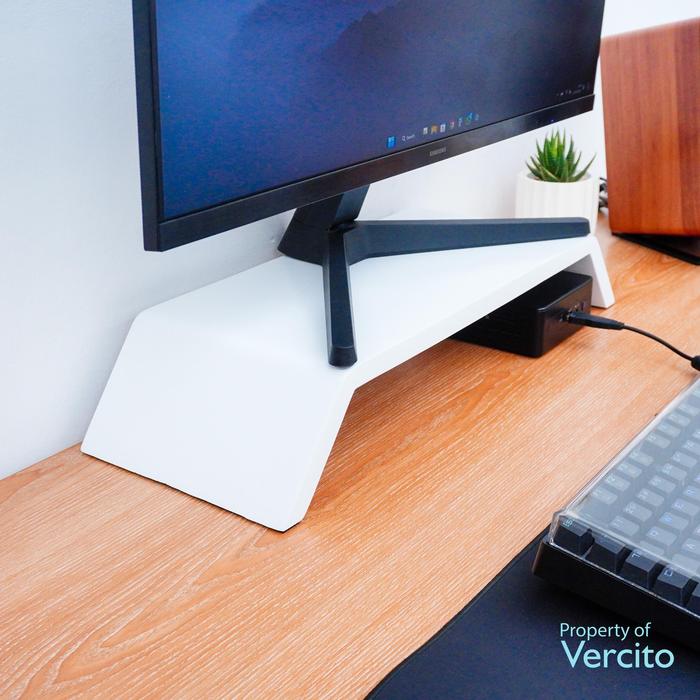 Jual Meja monitor / Tatakan Monitor / Stand laptop / Stand imac / Kayu ...