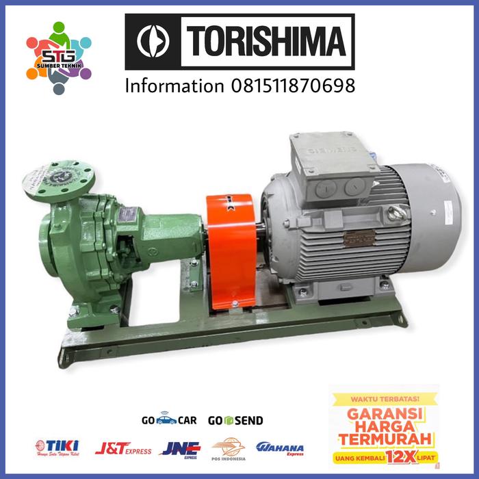 Jual Pompa Centrifugal Torishima CEN 50x40-250 + Yuema 15Kw 20HP 2Pole ...