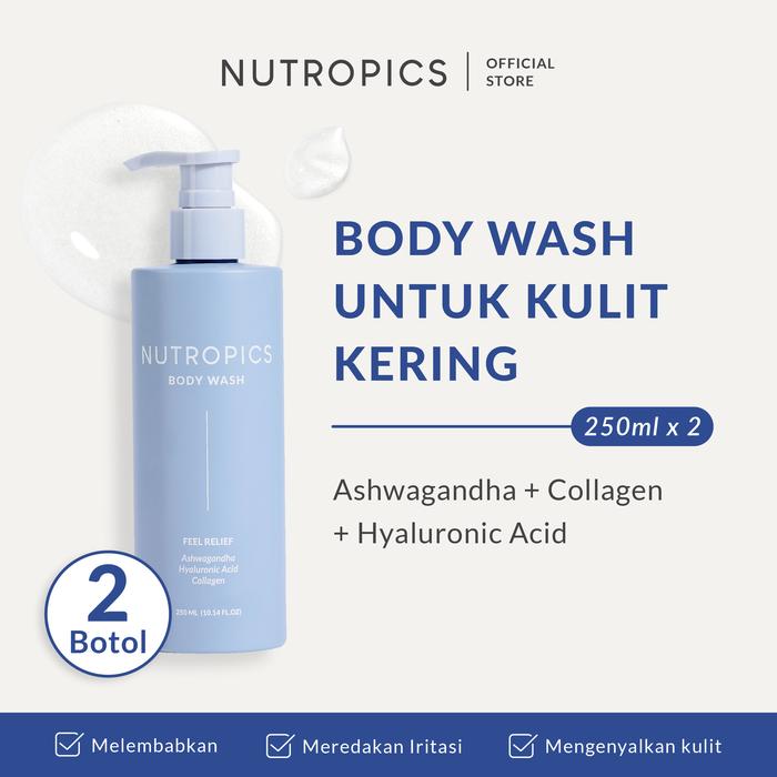 Promo Nutropics - Feel Relief Bundle Body Wash /Sabun Mandi isi 2 ...