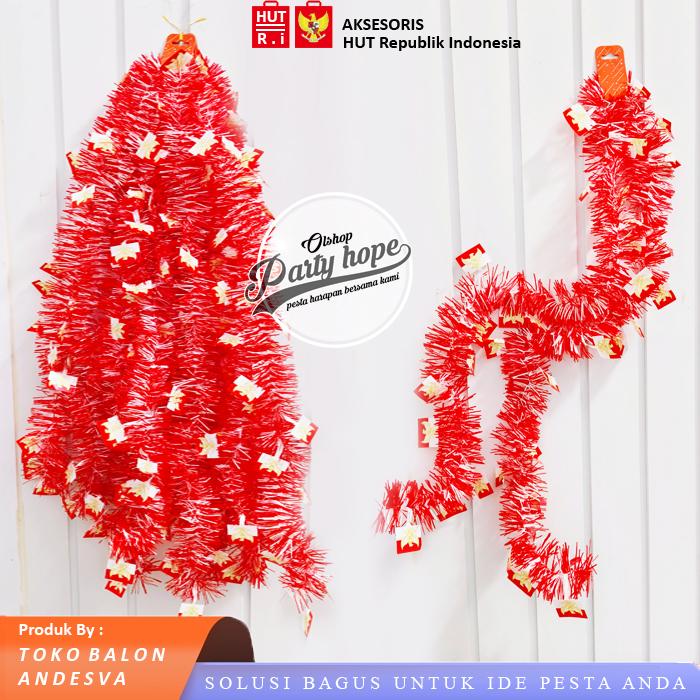 Promo Slinger Merah Putih Garuda Kotak / Slinger Merah Putih Ornamen ...
