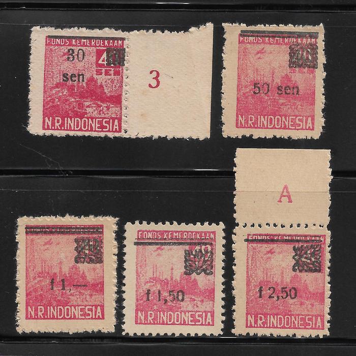 Jual 1303 Prangko / Perangko Indonesia Era Revolusi Set Lengkap CT ...