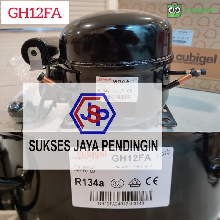 Jual Compressor Cubigel GH12FA 1/3PK R134a / Kompresor Cubigel GH12FA LBP - Jakarta Barat ...