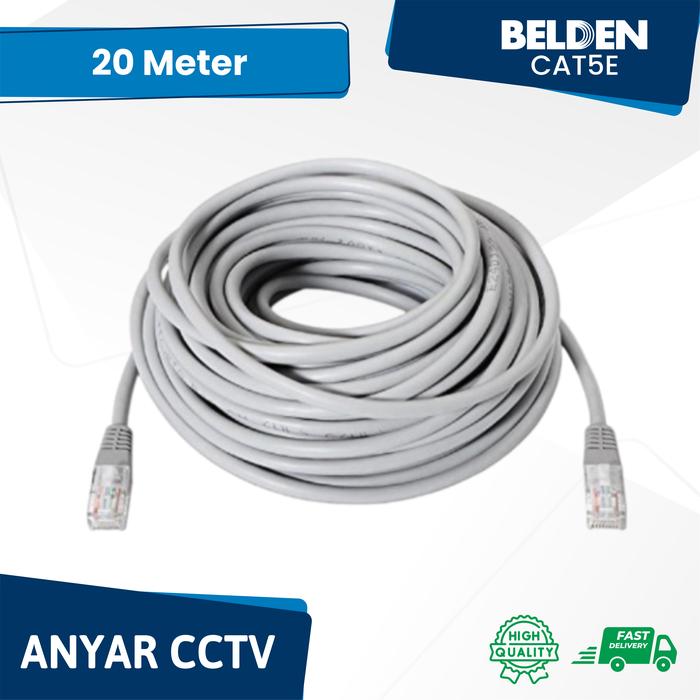 Jual KABEL BELDEN CAT5E CAT 5E ORIGINAL + CONNECTOR SET SIAP PAKAI - 15 ...