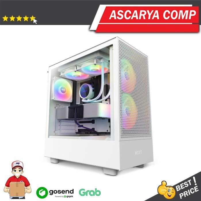 Jual NZXT H5 FLOW RGB WHITE - ATX GAMING CASE RGB WHITE - Kota Bandung - ASCARYA Computer ...