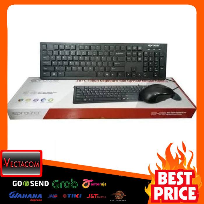 Jual Keyboard Mouse Epraizer EZ-019 Wired Soft Touch Keyboard & Mouse ...