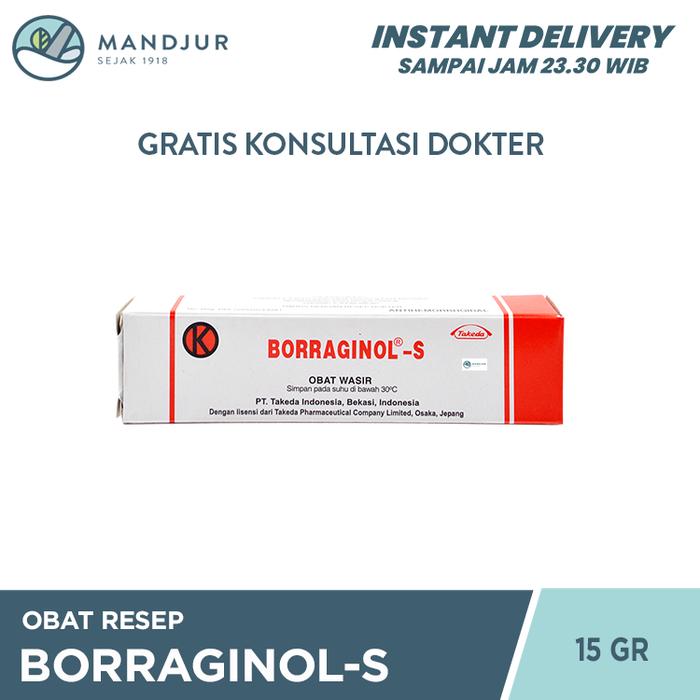 Jual Borraginol-S Salep 15 g / Wasir / Amberien / Hemoroid - Jakarta ...