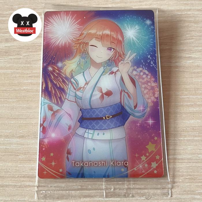 Jual Takanashi Kiara Hololive Summer Kimono Yukata Wafer Card Vol.3 Bandai Namco Official ...