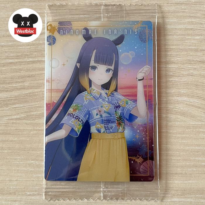 Jual Ninomae Ina'nis Hololive Super Expo 2024 Wafer Card Vol.1 Bandai Namco Official Merchandise ...