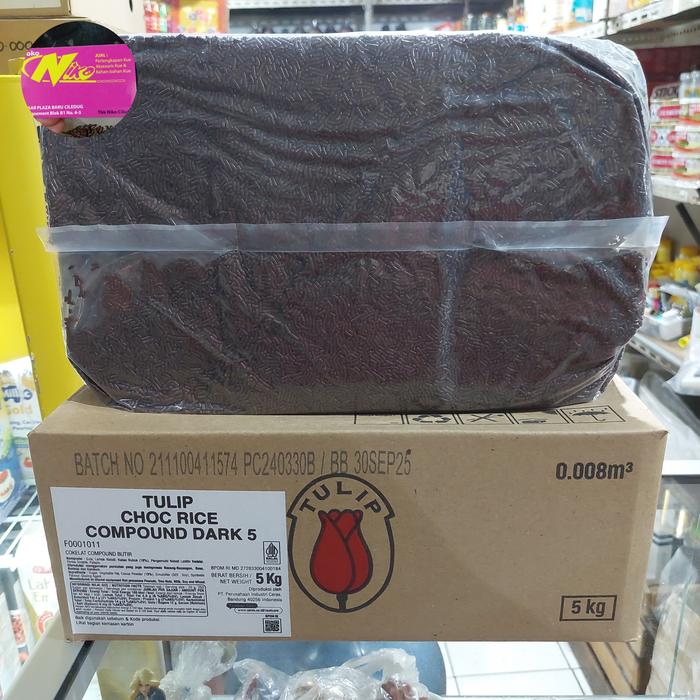 Jual mesis tulip/tulip choco rice dark 1 kg khusus grab & gojek - Kota ...
