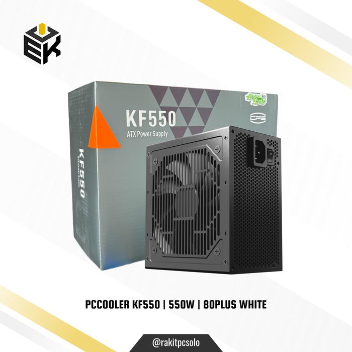 Jual PCCooler KF550 PSU 550W 80+ White Active PFC Flat Cables KF 550 ...