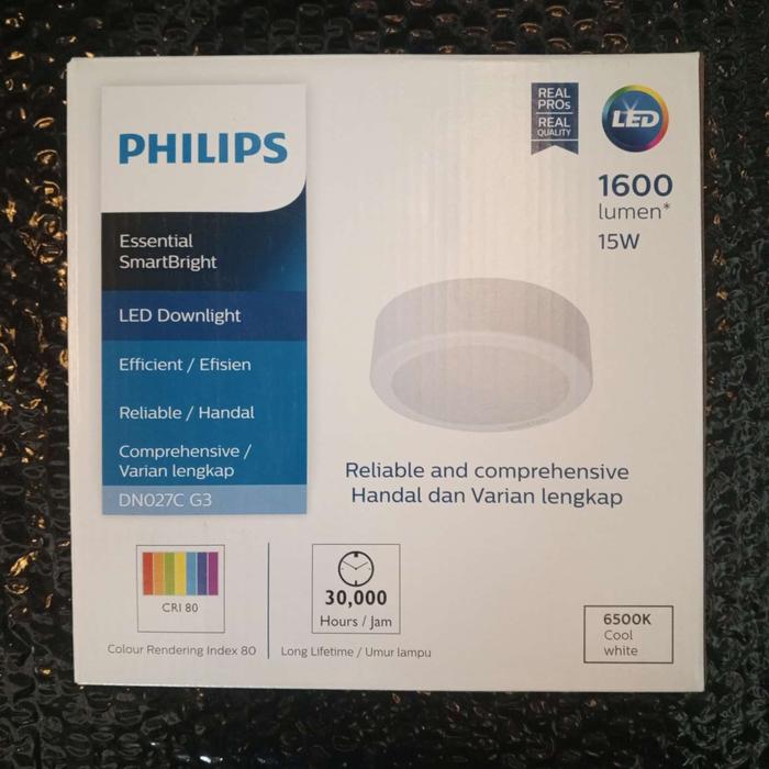 Promo PHILIPS DN027C Lampu LED Downlight Outbow Tempel Plafon Baut Dak ...