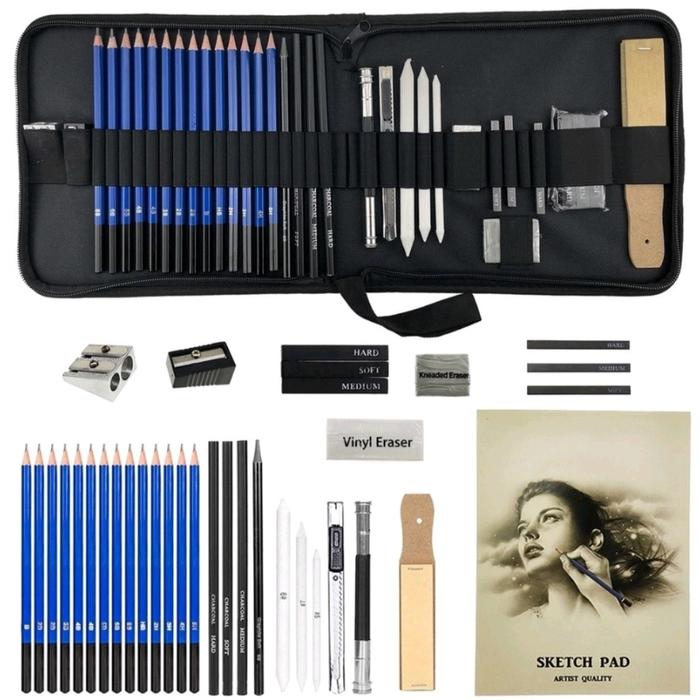 Promo Pensil Sketsa Sketching Pencil Set Drawing Kit Tools Art Set ...