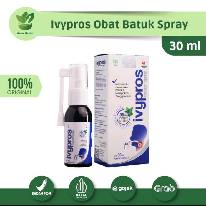 Jual IVYPROS obat batuk spray herbal dan melegakan tenggorokan ...