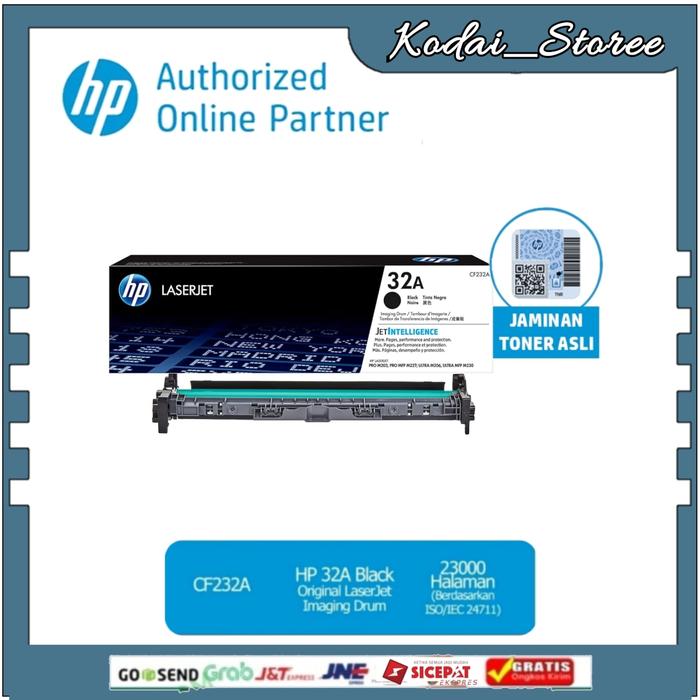 Jual Toner HP Laserjet 32A Imaging Drum Black Original Cartridge cf232a ...
