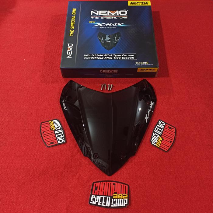 Jual Visor Windshield NEMO GMA New XMAX X-MAX 250 Connected 2023 2024 ...