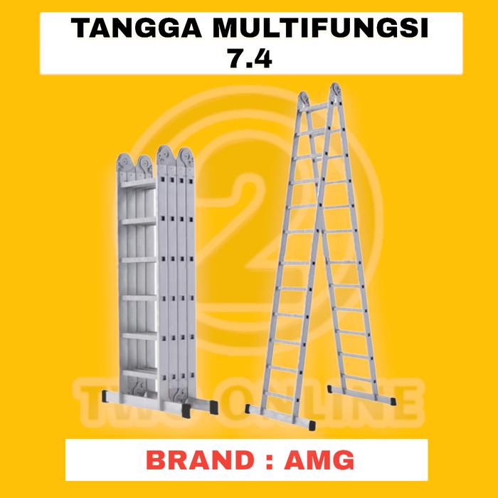 Jual tangga multipurpose 7.4 meter TANGGA Lipat multifungsi 7 AMG ...