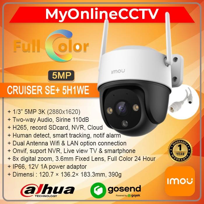 Promo Imou Cruiser SE+ 3MP 5MP K7CP Wireless Full Color Night IP Camera ...