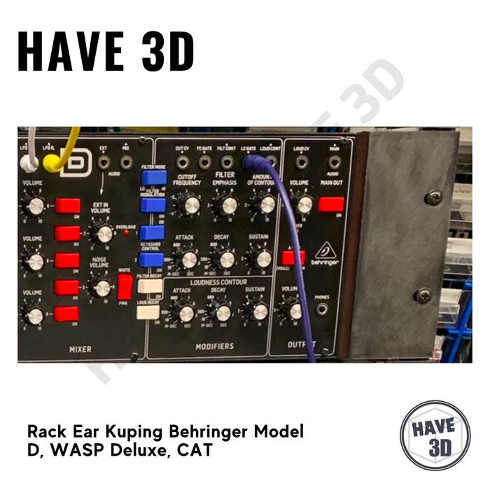 Jual Rack Ear Behringer Model D WASP Deluxe CAT Kuping Rak 19 inch 3D ...