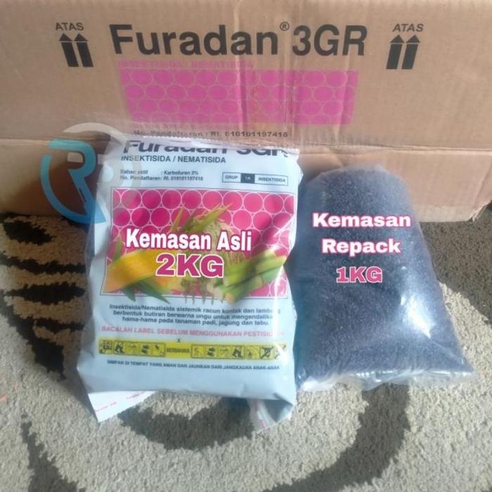 Jual [ INSEKTISIDA ] FURADAN 1KG KEMASAN REPACK ORIGINAL PRODUK ...