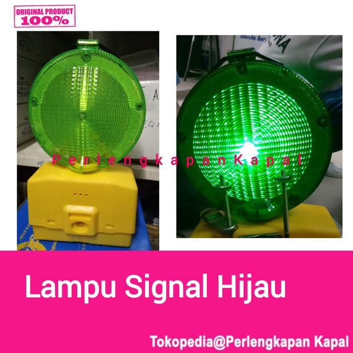 Jual Lampu signal hijau/ Road Light Green /Lampu pertanda marka jalan ...