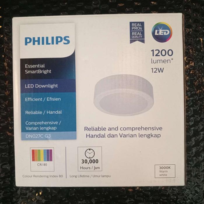 Promo PHILIPS DN027C Lampu LED Downlight Outbow Tempel Plafon Baut Dak ...