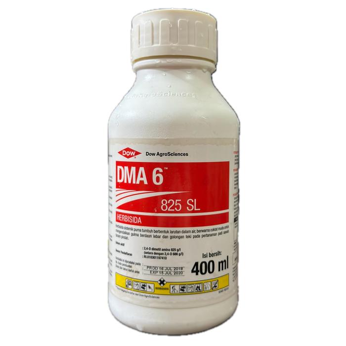 Jual HERBISIDA DMA-6 825 SL 400 ML/RACUN SISTEMATIK GULMA LEBAR DAN ...