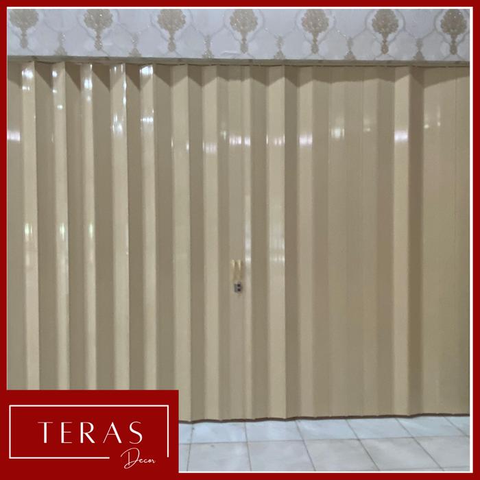 Jual pintu folding door penyekat ruangan bahan pvc - Kota Bekasi ...