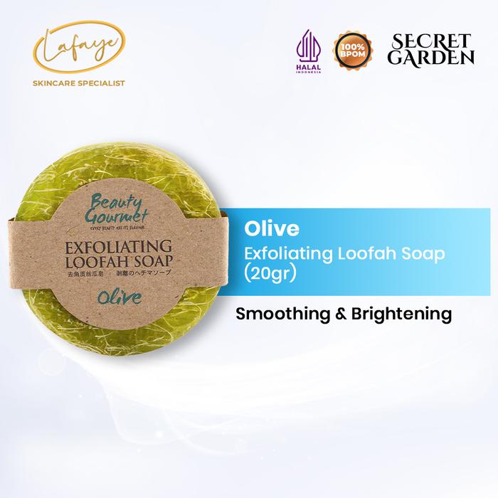 Promo Secret Garden Exfoliating Loofah Soap 100gr | Sabun Mandi ...