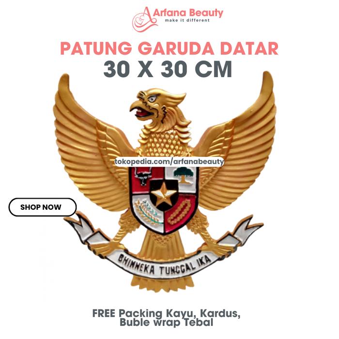 Jual Garuda Pancasila Hiasan Dinding Lambang Garuda Bahan Fiber 30 x 30 ...