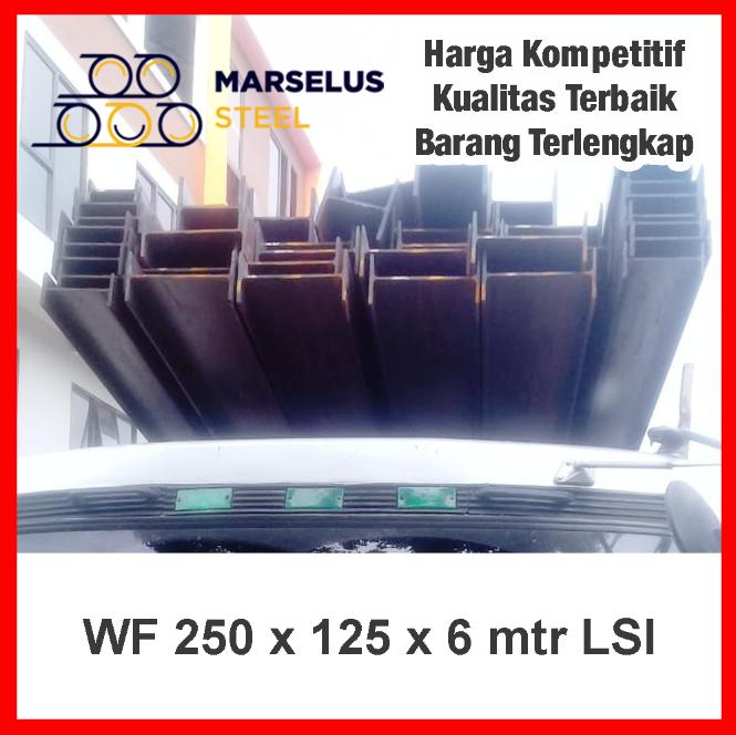 Jual WF 250 x 125 x 6 meter Besi IWF 250 Wide Flange Beams Lautan Steel ...