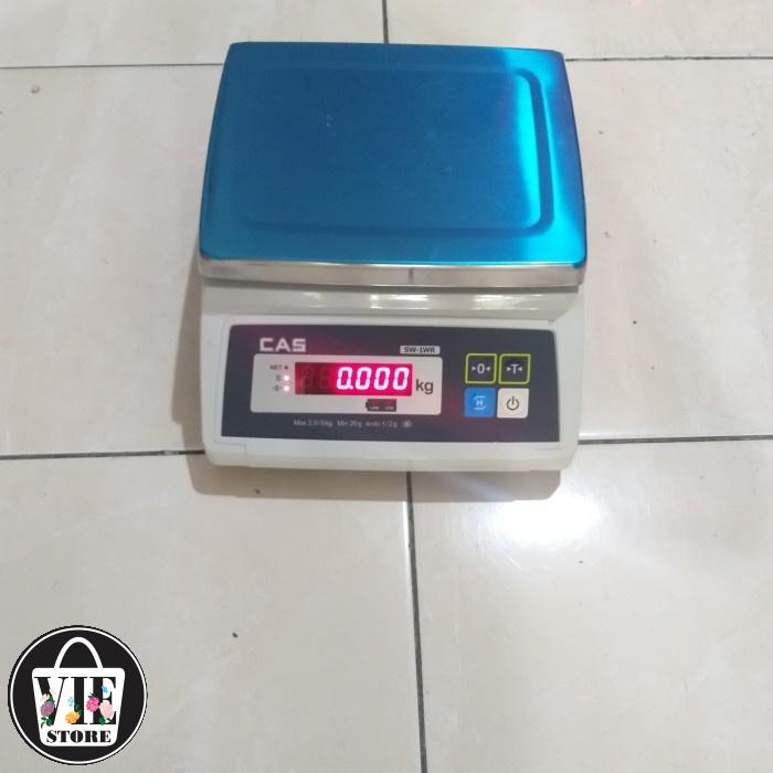 Jual Timbangan CAS SW-1WR 20KG X 2GR / Water Proof Scale / Timbangan Tahan Air 20KG / 2GR ...