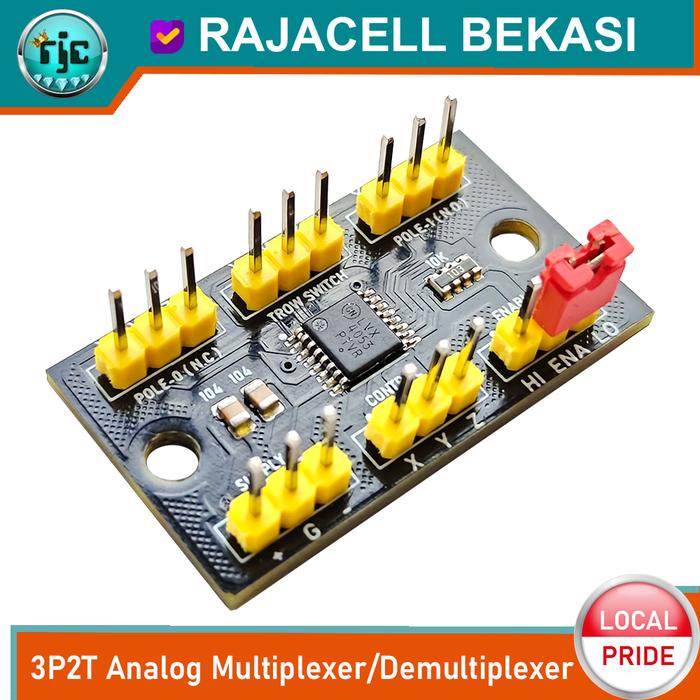 Jual LVX4053 74HC4053 Analog Switch Multiplexer Demultiplexer 3-Channel NO NC Fast Switching ...